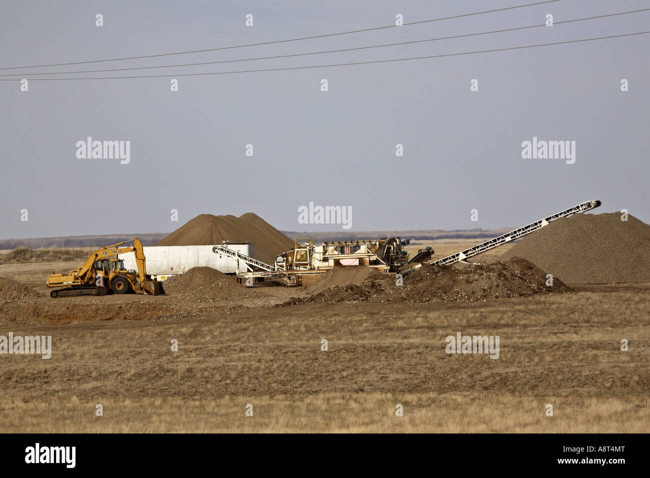Front loader gravel pit in hi-res stock photography and images - Alamy