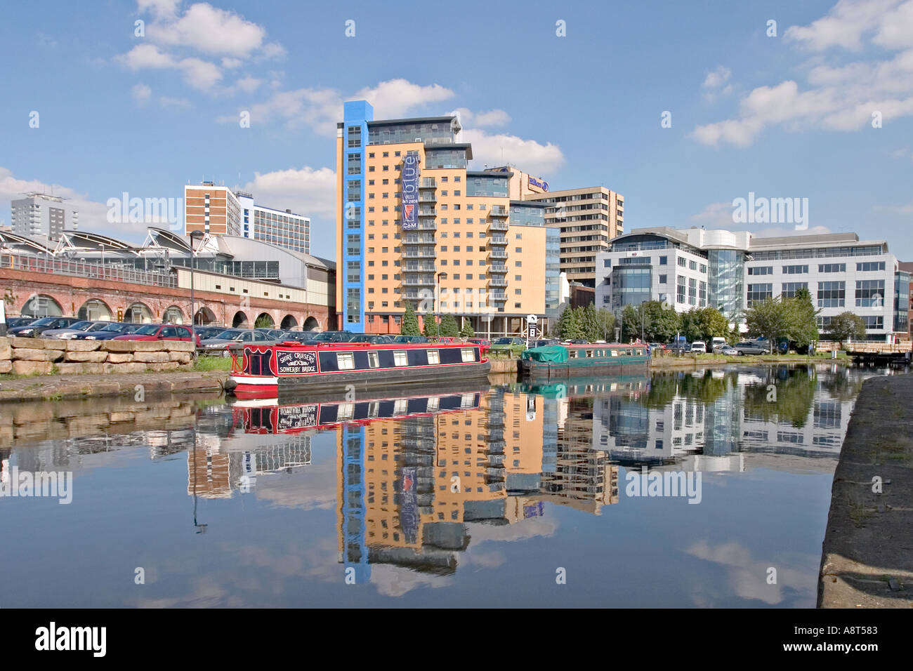 Leeds UK Canal Basin Stock Photo - Alamy