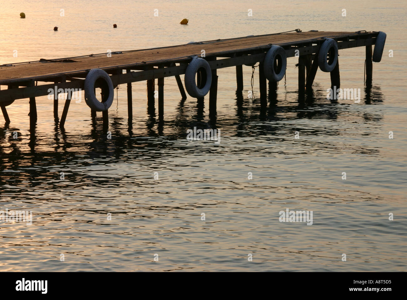 Boat Landing Jetty Stock Photo - Alamy