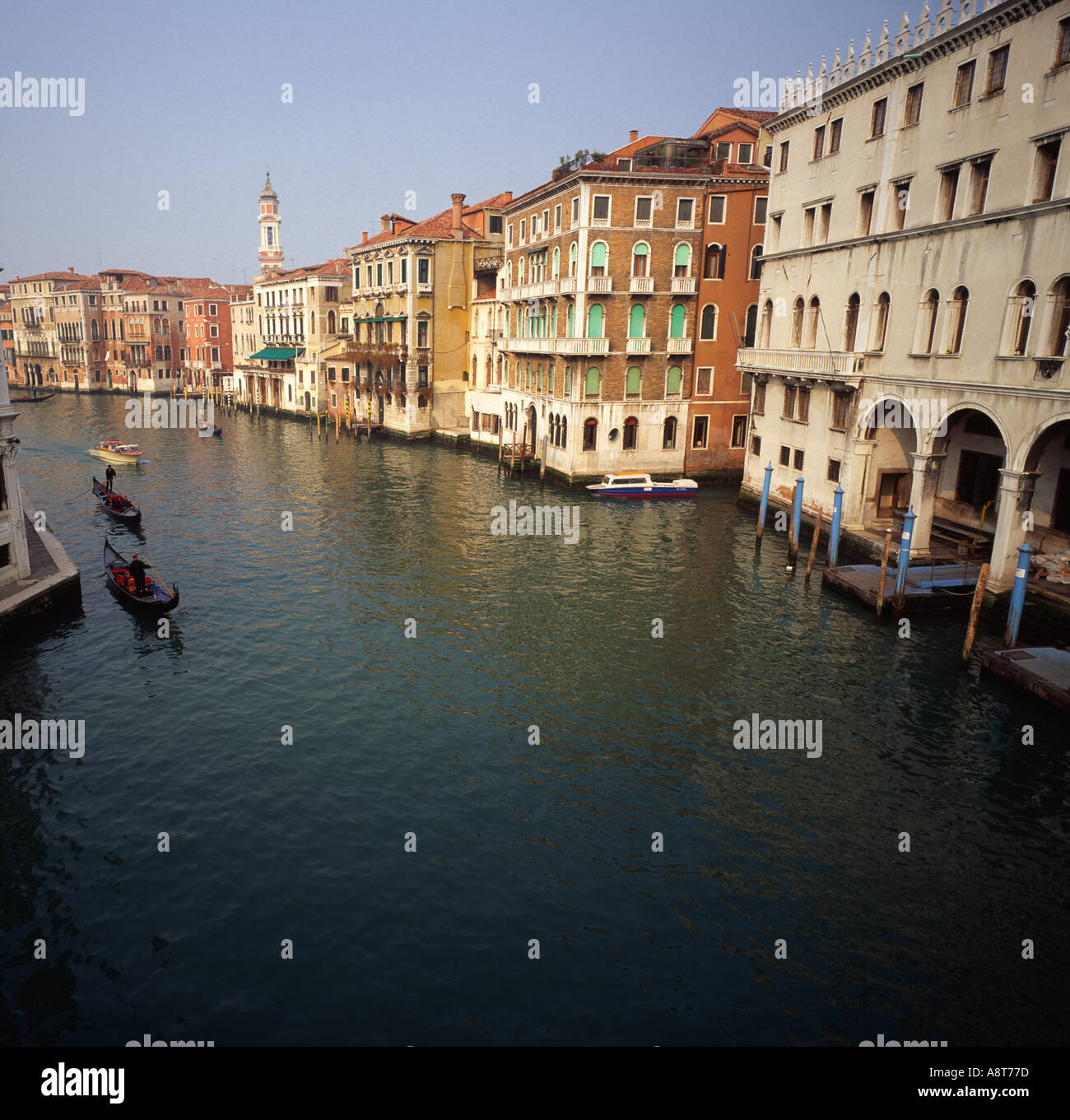 The Grand canal and renaissance architecture Venice Italy Stock Photo ...
