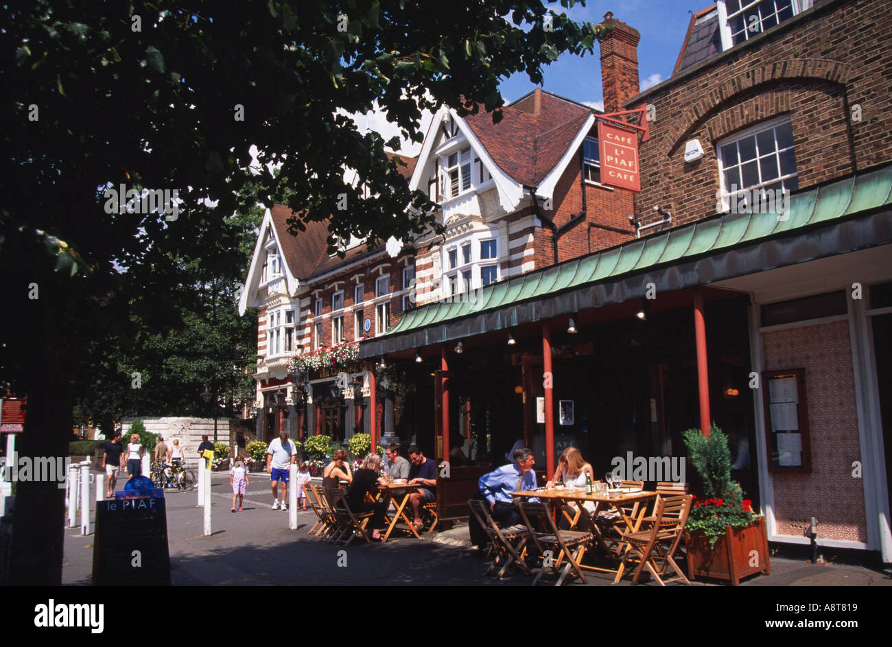 Street scene in Dulwich Village South London Stock Photo - Alamy