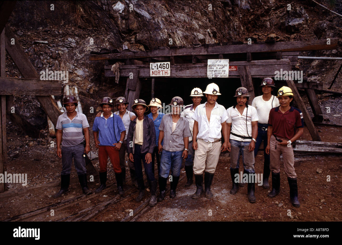 Filipino mine workers Zambales Philippines Stock Photo - Alamy