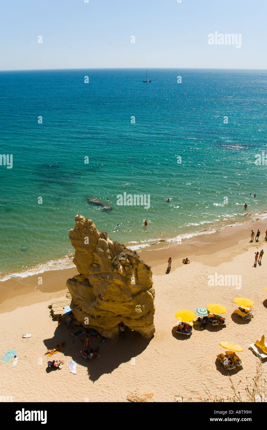 Praia da Rocha beach Algarve Portugal Stock Photo - Alamy