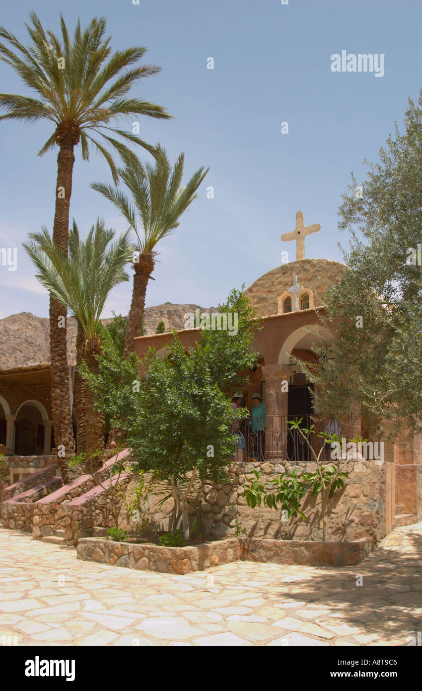 The Monestry of Moses at the Oasis of Feiran Sinai Peninsula Egypt ...