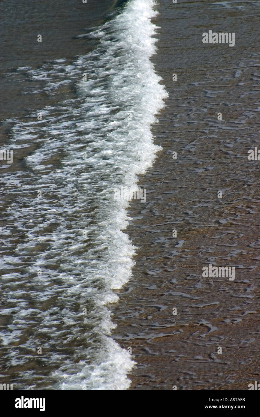 Beach Scene with Tide Stock Photo - Alamy