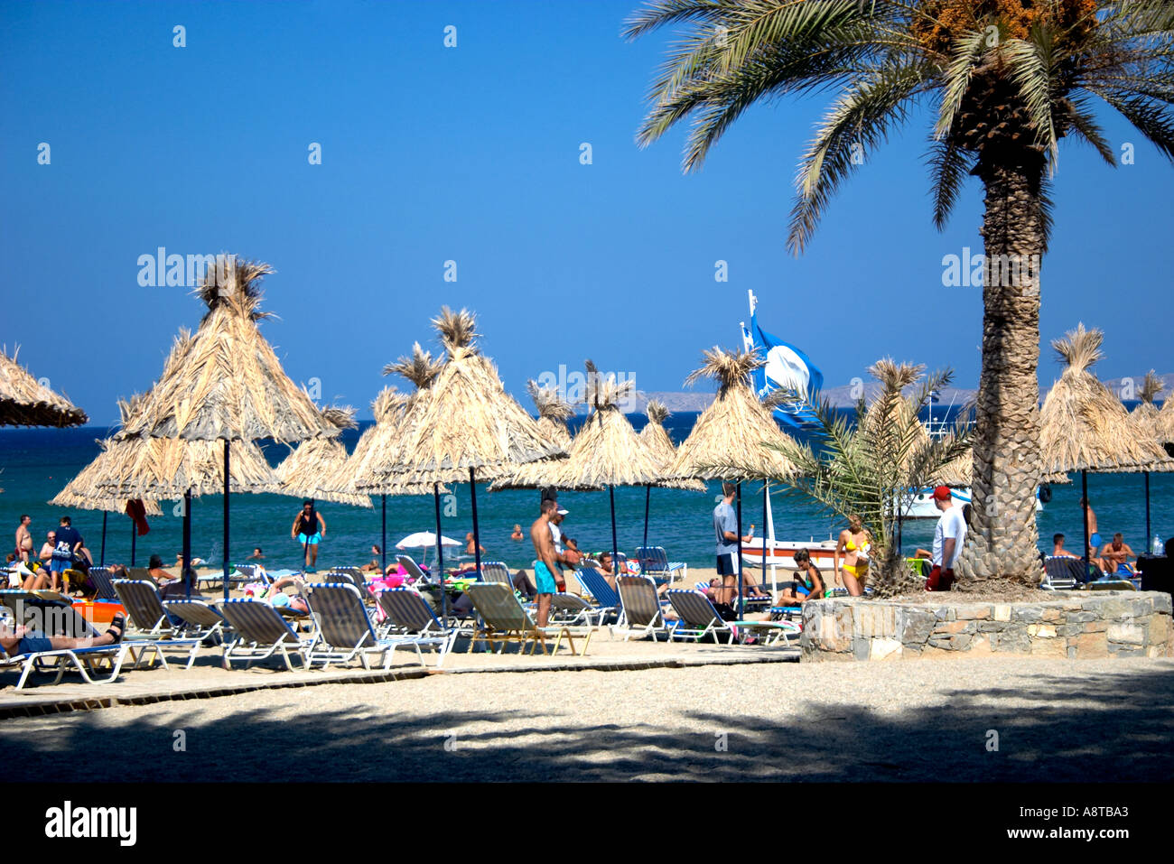 Vai Beach Crete Greece Stock Photo - Alamy