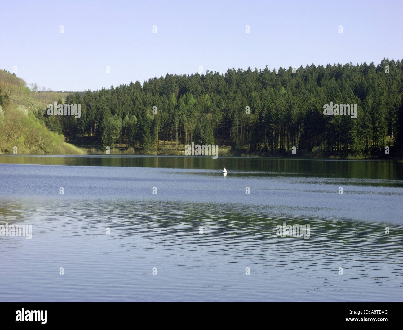 Hasper dam, Germany, North Rhine-Westphalia, Ruhr Area, Hagen Stock ...