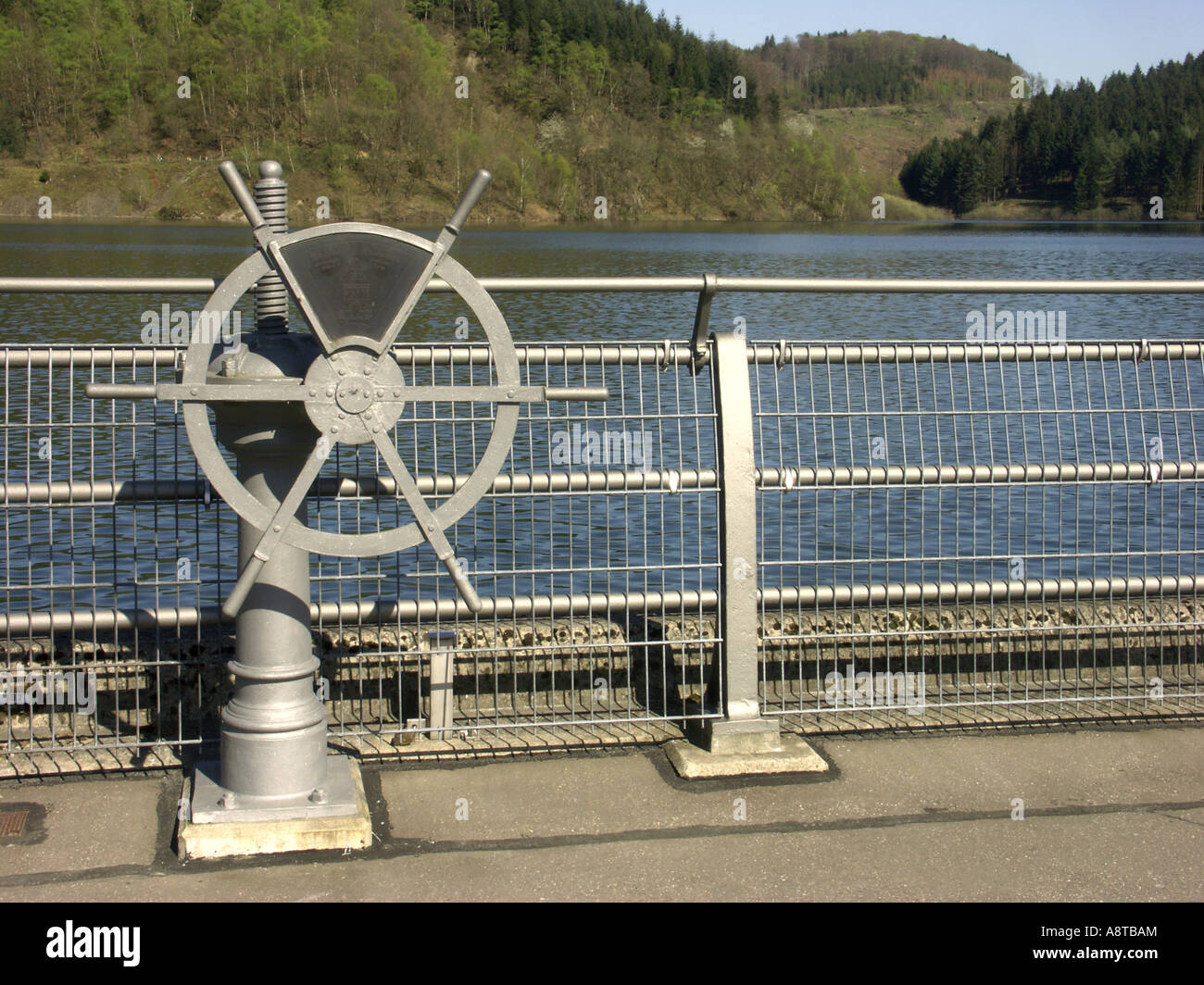 Hasper dam, Germany, North Rhine-Westphalia, Ruhr Area, Hagen Stock ...