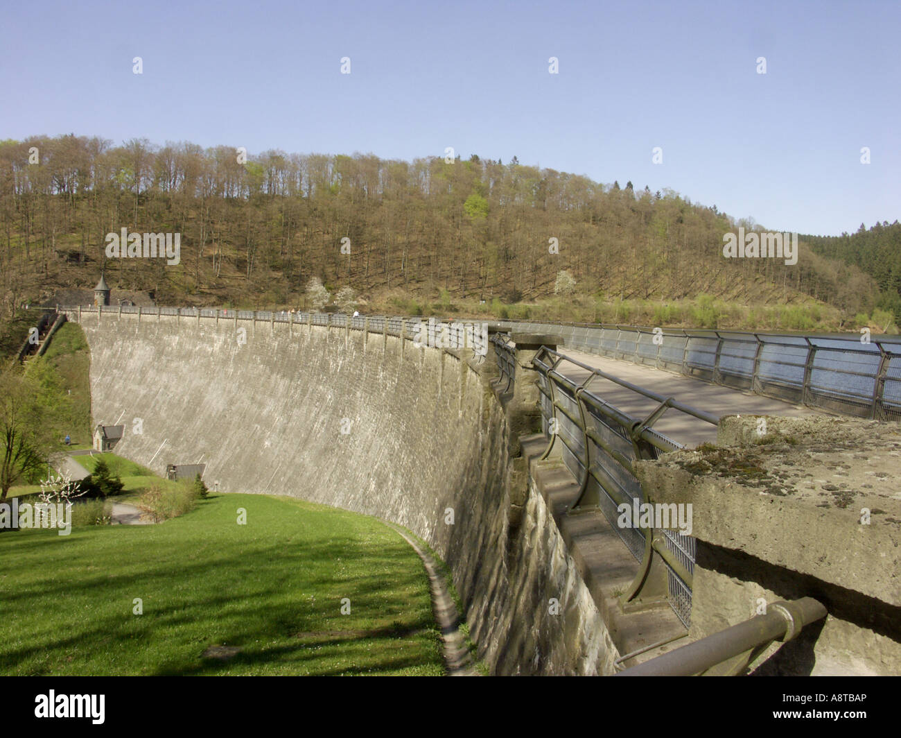 Hasper dam, Germany, North Rhine-Westphalia, Ruhr Area, Hagen Stock ...