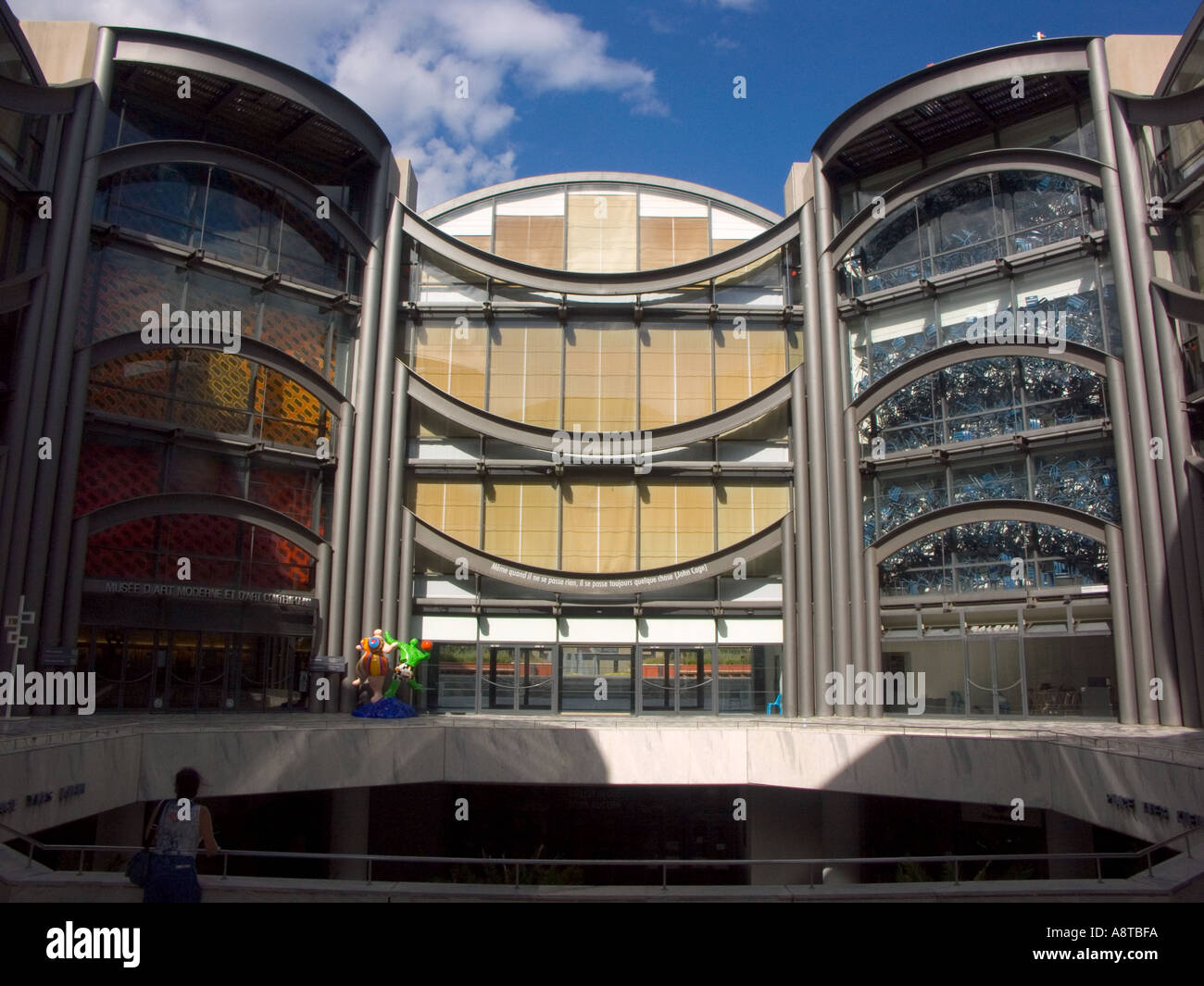 MAMAC Museum of Modern Art Nice France Stock Photo - Alamy