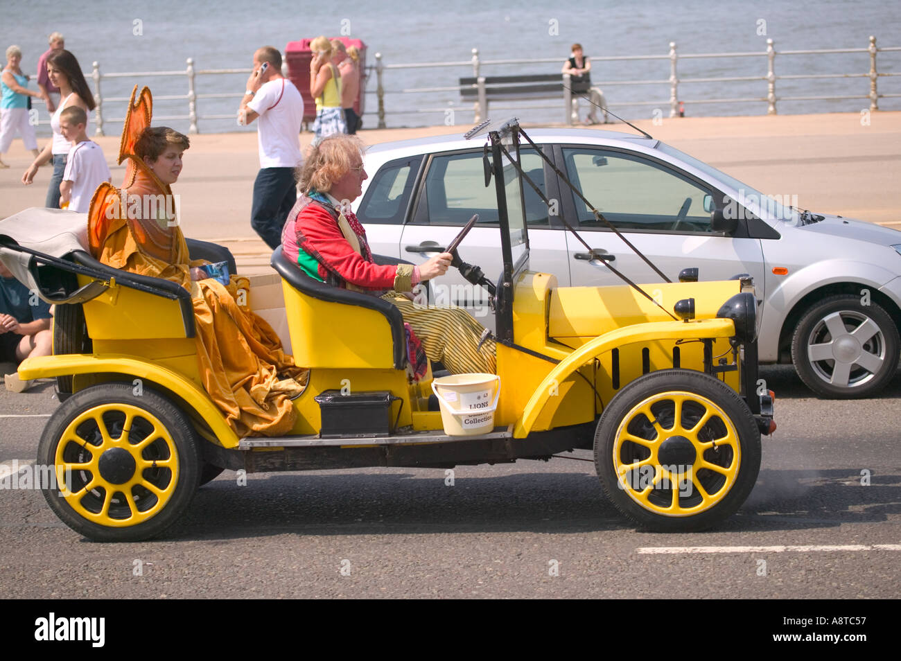 Fun Car Blackpool Promenade Stock Photo - Alamy