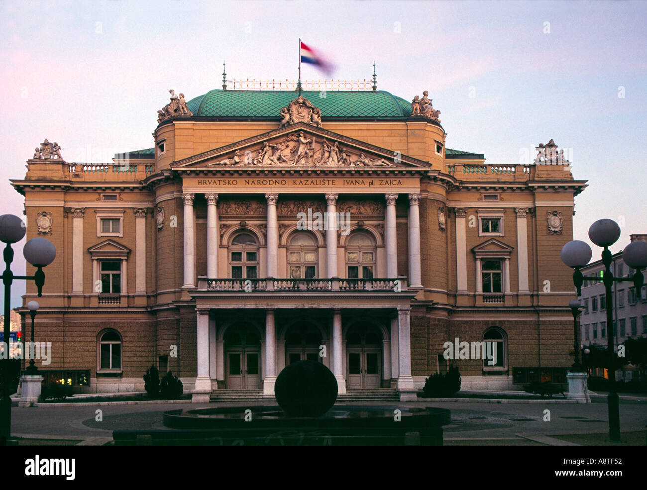 Croatian Folk Theatre Ivana pl Zajca Rjeka Kvarner Croatia Europe Stock ...