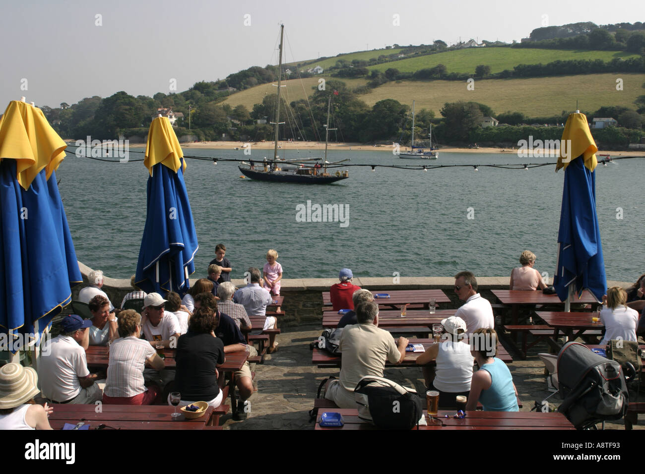 England Salcombe Ferry Inn Stock Photo - Alamy