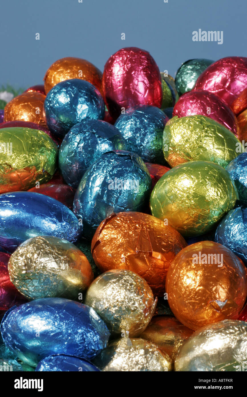 colourful Easter eggs Stock Photo - Alamy