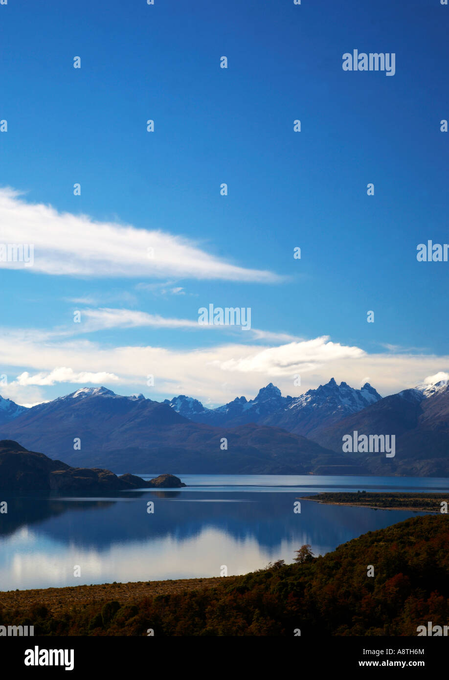 turquoise lake, Todos Los Santos, Chile Stock Photo - Alamy