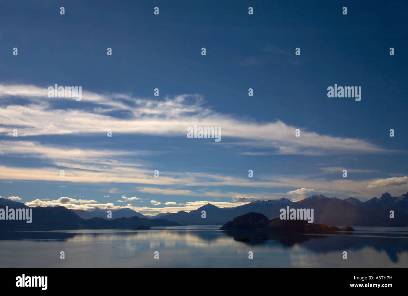 turquoise lake, Todos Los Santos, Chile Stock Photo - Alamy