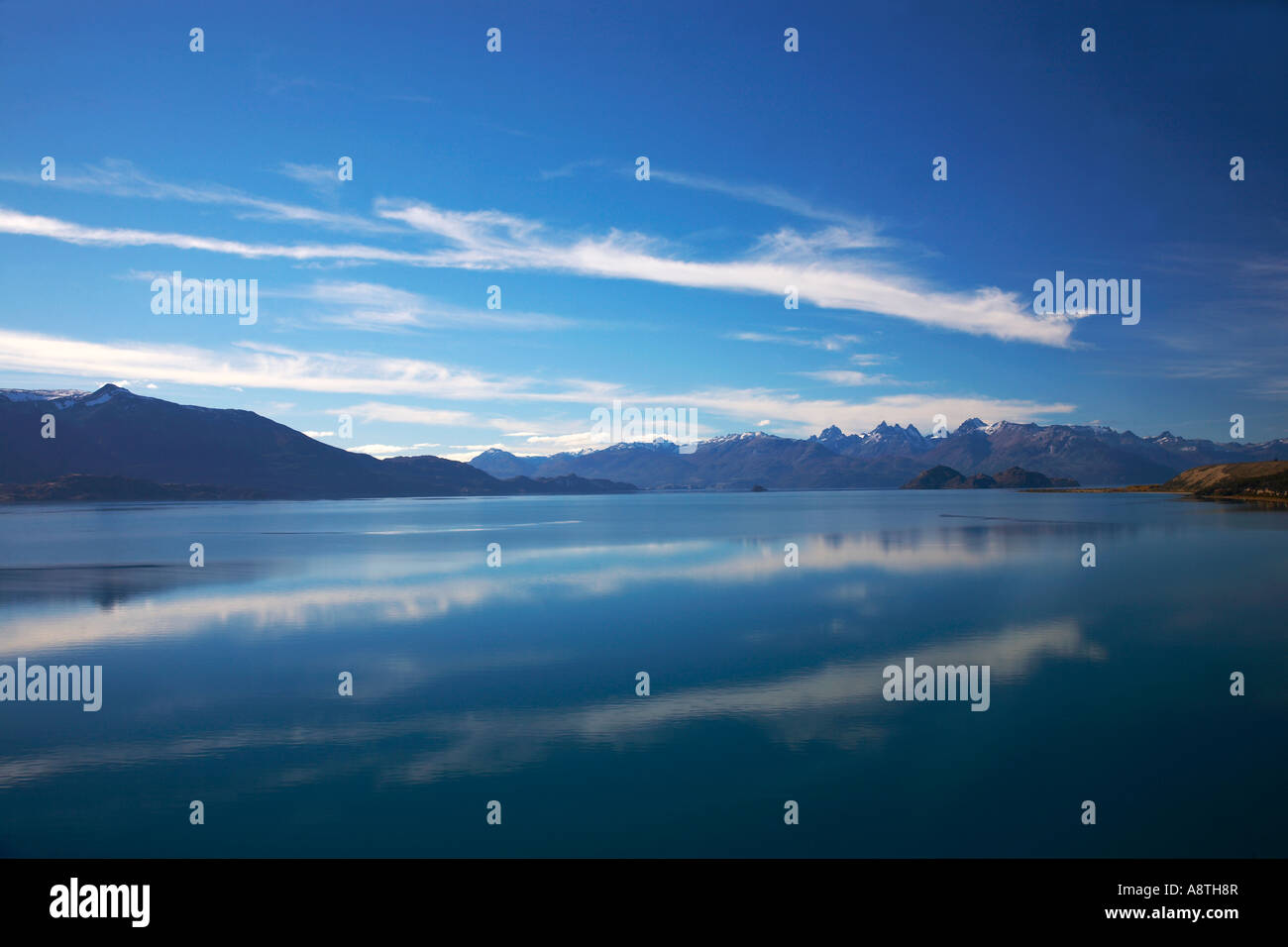 turquoise lake, Todos Los Santos, Chile Stock Photo - Alamy