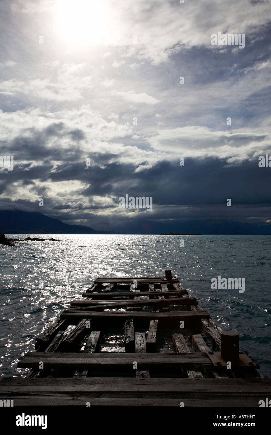 turquoise lake, Todos Los Santos, Chile Stock Photo - Alamy