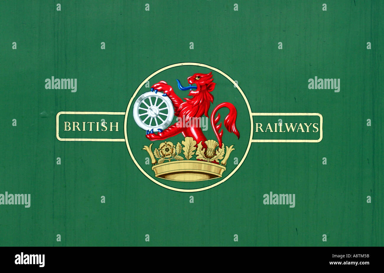 British railways lion wheel logo hi-res stock photography and images ...