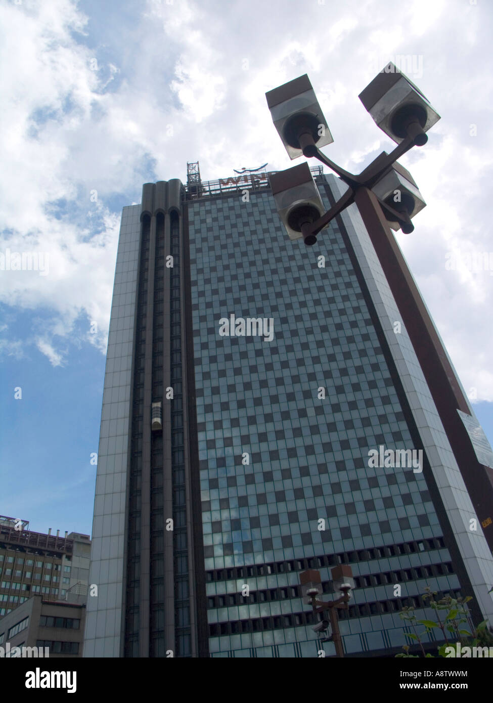 Enel tower skyscraper in the business centre of naples , campania ...
