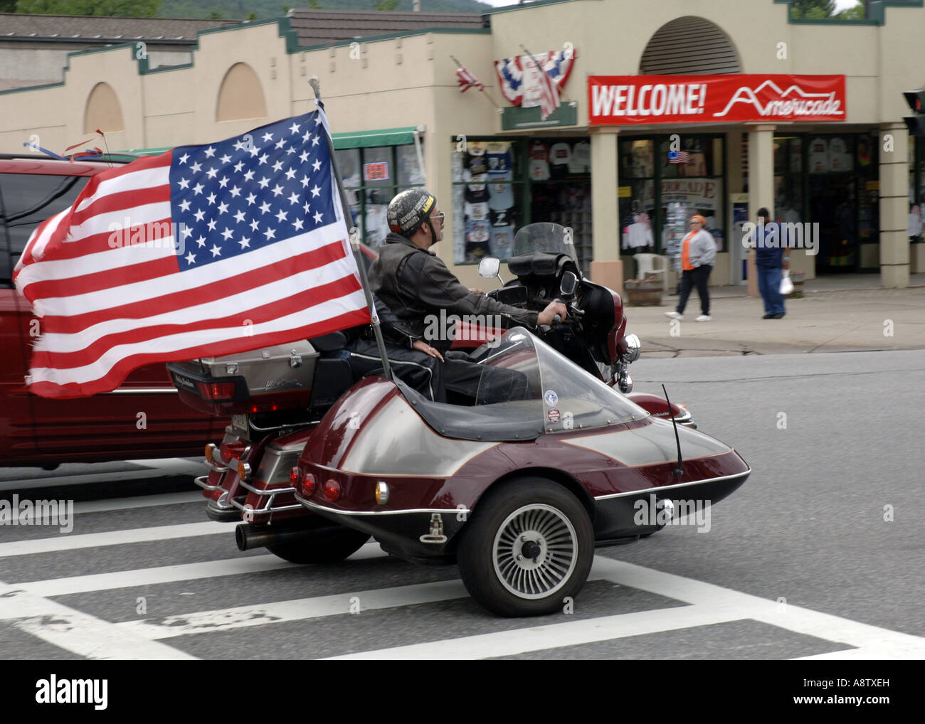 Patriotic motorcycle rally hi-res stock photography and images - Alamy