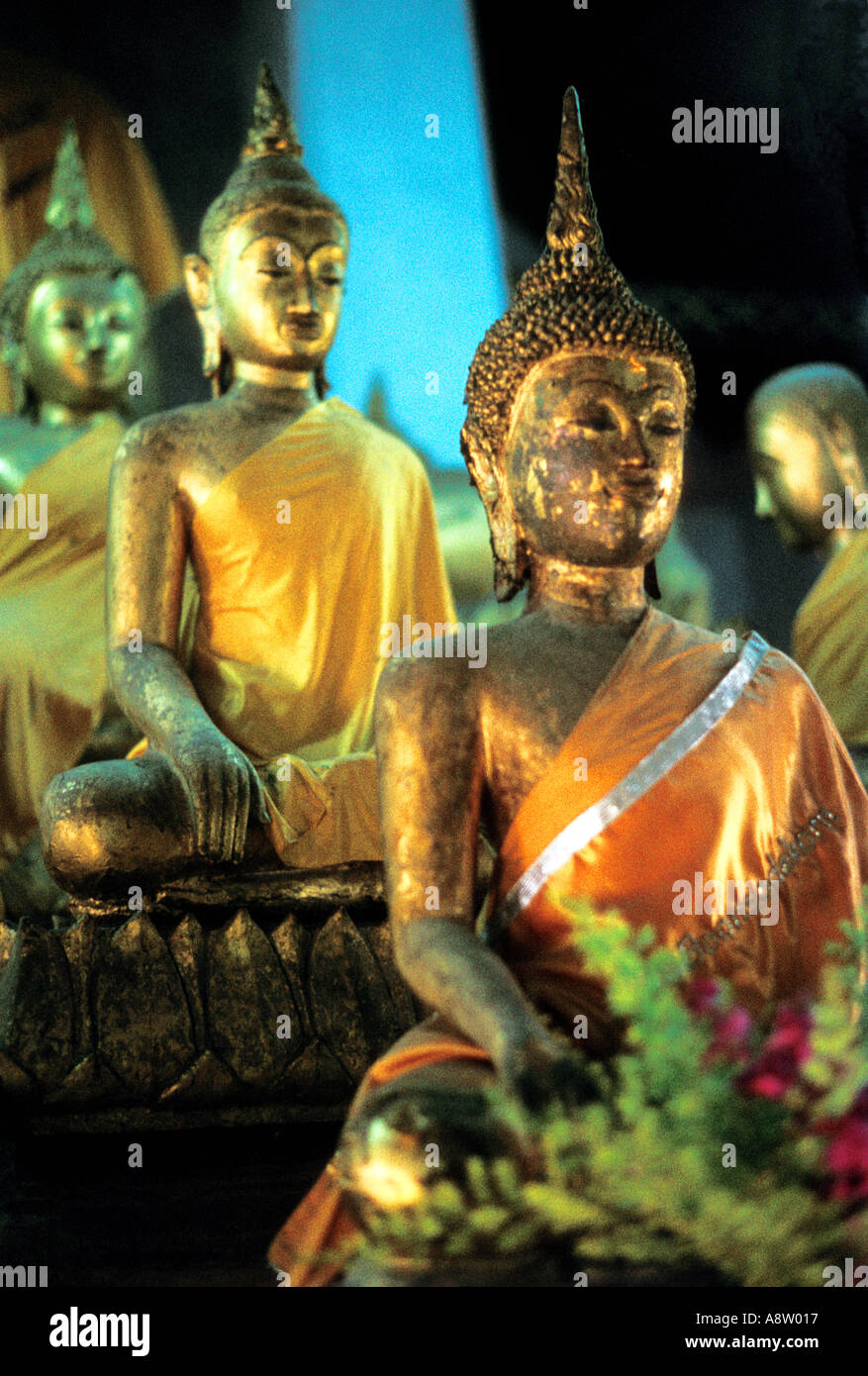 Saffron clad robes hi-res stock photography and images - Alamy