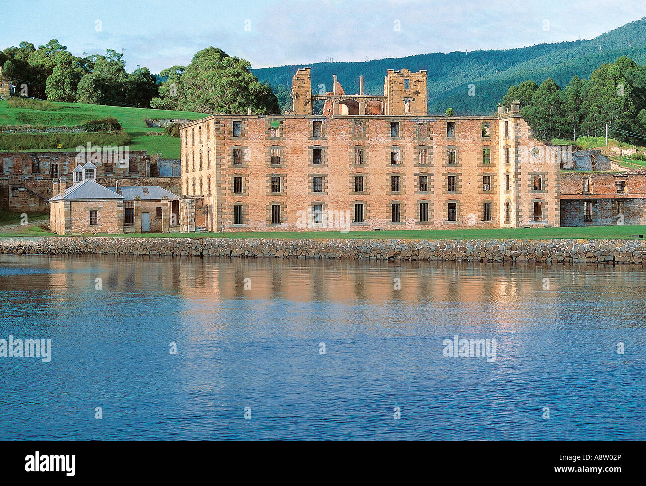 Travel Australia Port Arthur Hospital ruins Stock Photo - Alamy