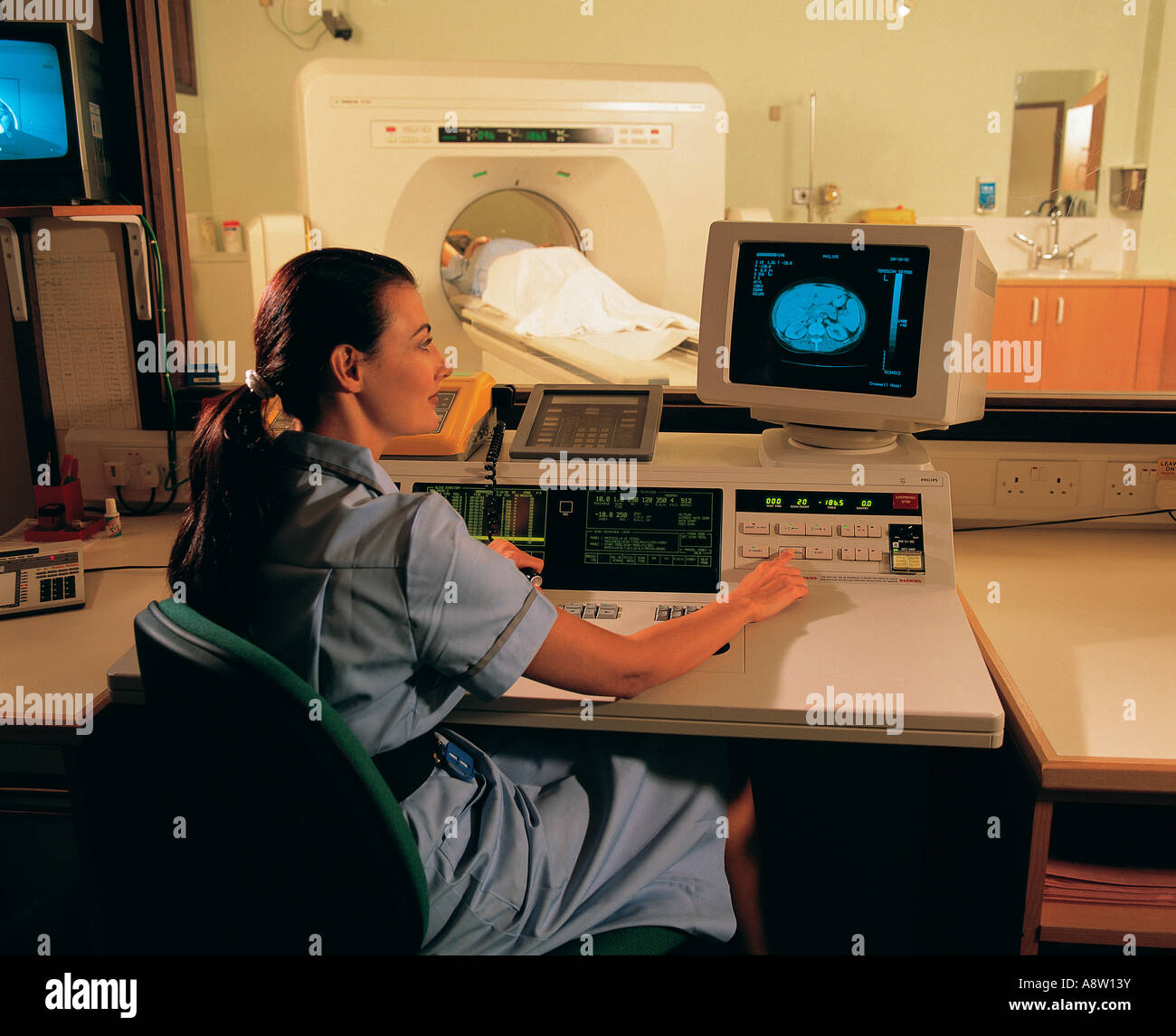 Computerized axial tomography scan hi-res stock photography and images ...