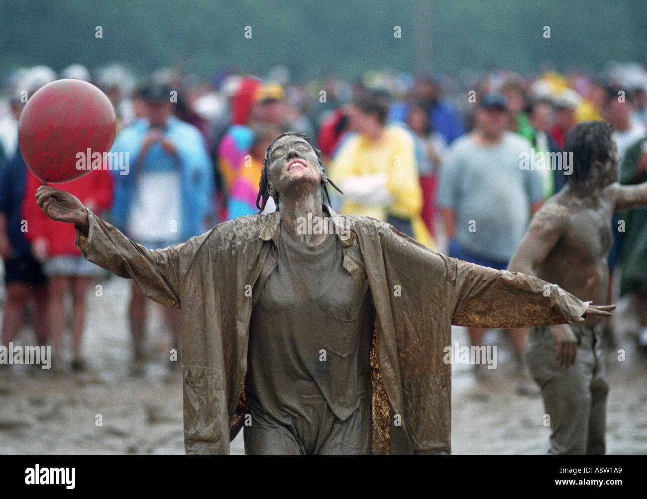 Girl covered in mud hi-res stock photography and images - Alamy