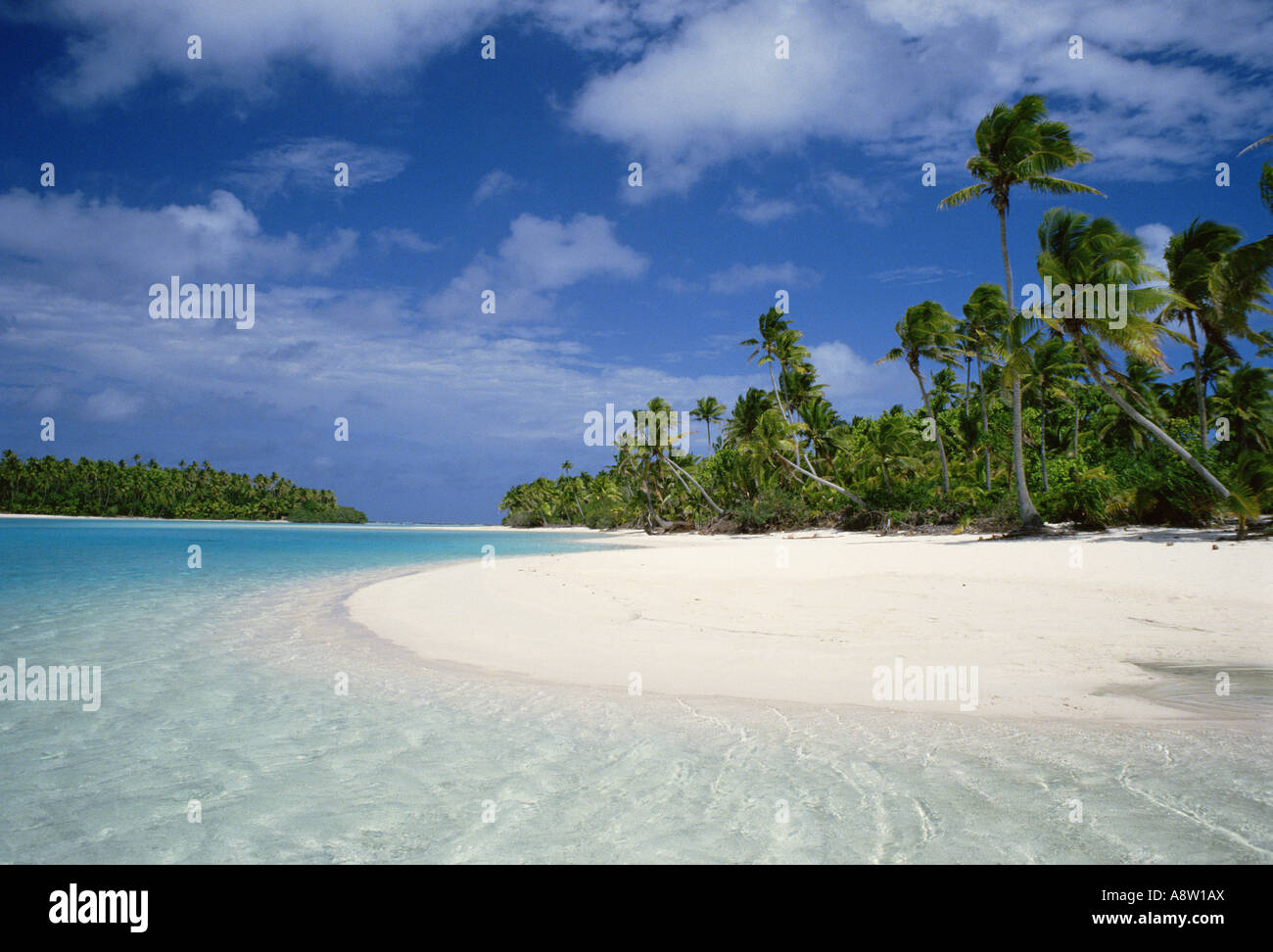 Cook Islands. Tropical beach Stock Photo - Alamy