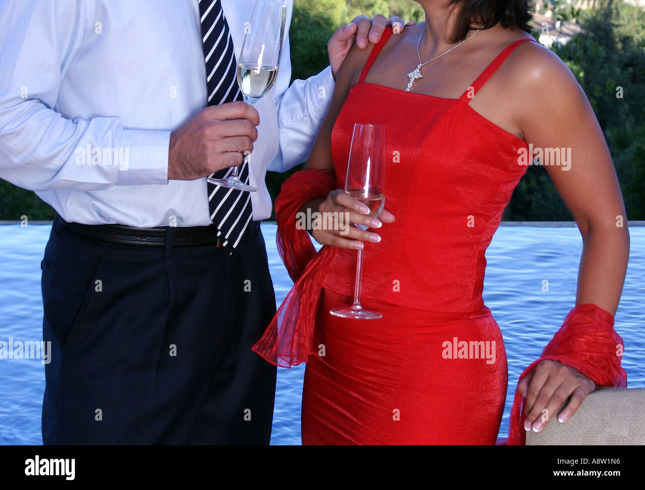 Couple dressed in formal hi-res stock photography and images - Alamy