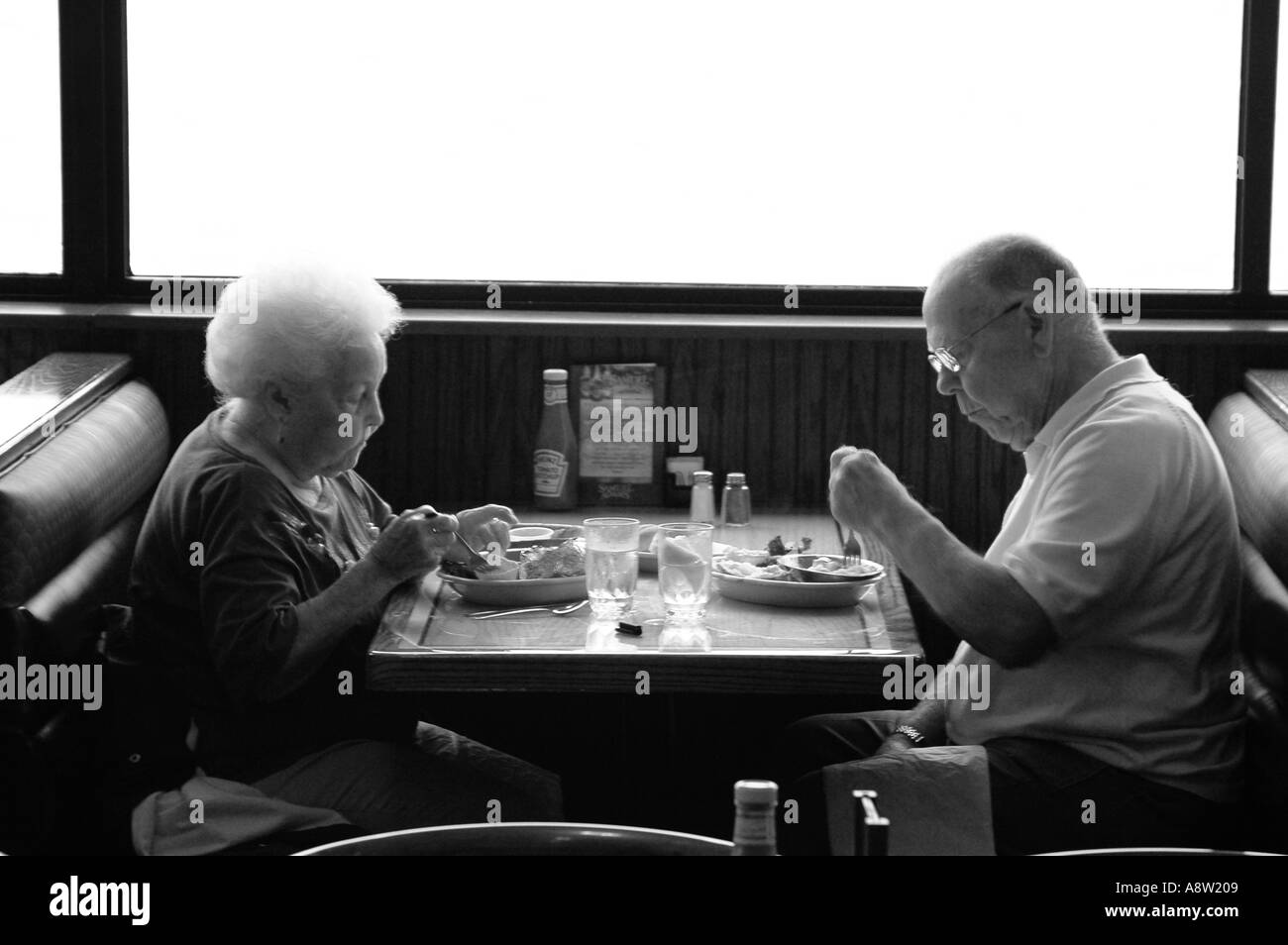 Facing Each Other Black and White Stock Photos & Images - Alamy