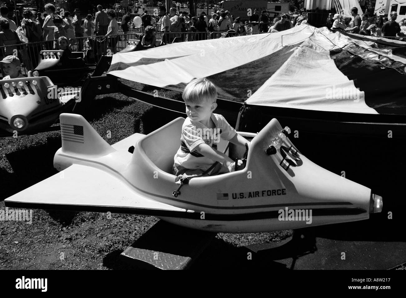 Riding a rocket Black and White Stock Photos & Images - Alamy