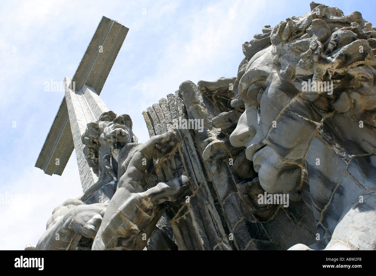 The Valley of the Fallen memorial was built by General Franco honouring ...