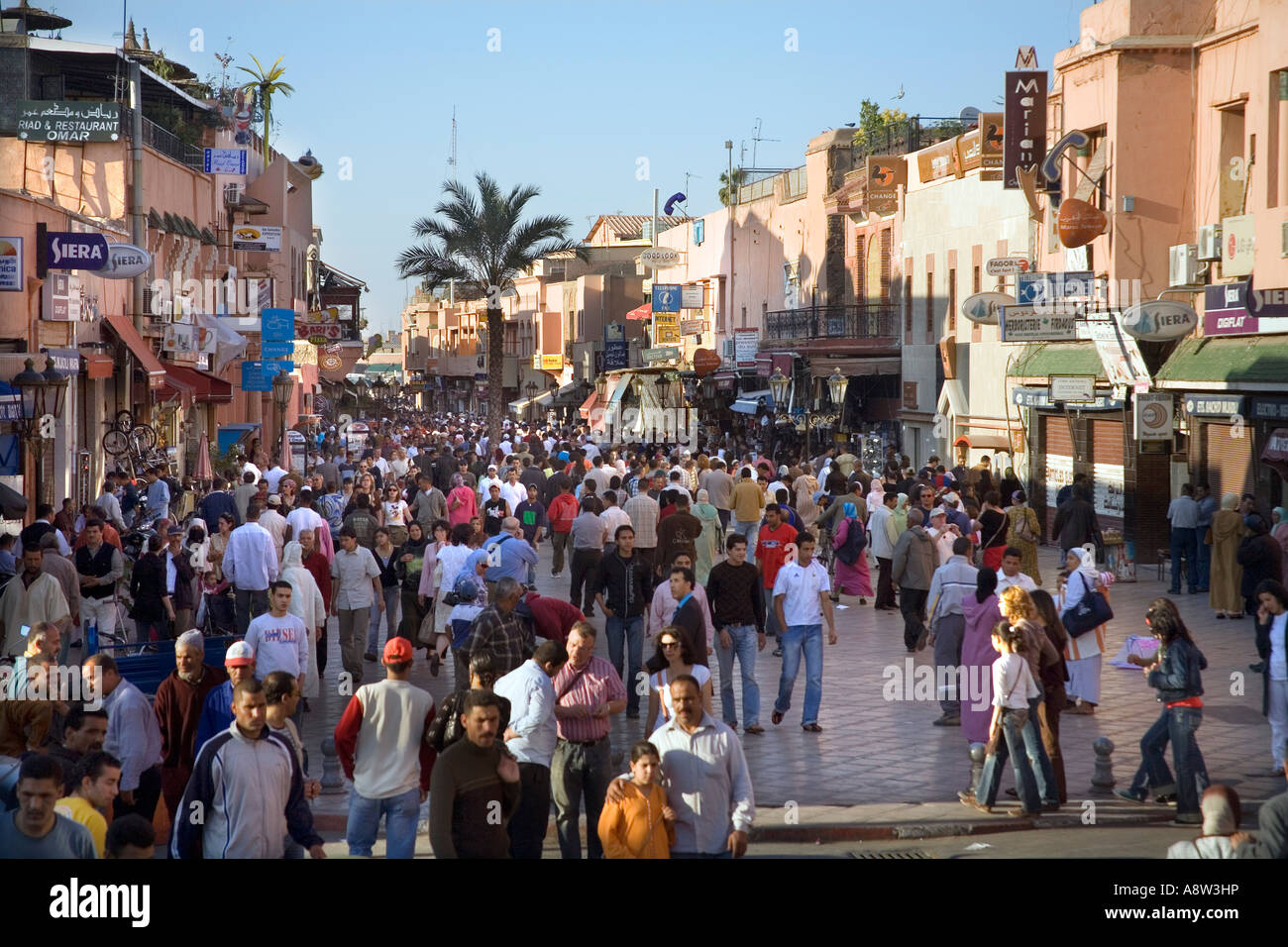 Marrakech street Morocco Stock Photo - Alamy
