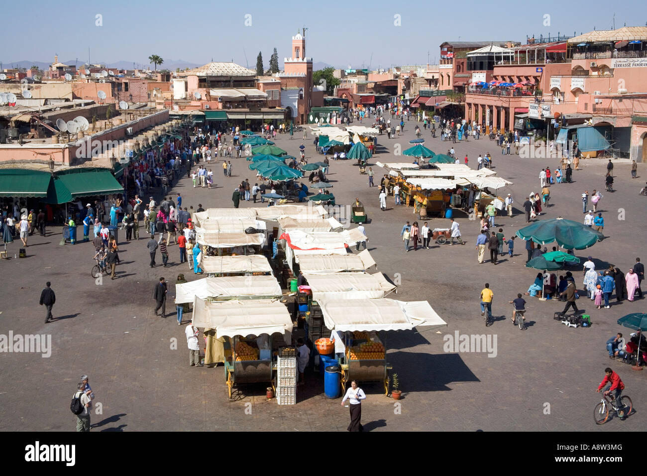 Jemaa El Fna Square in Marrakech Morocco Stock Photo - Alamy