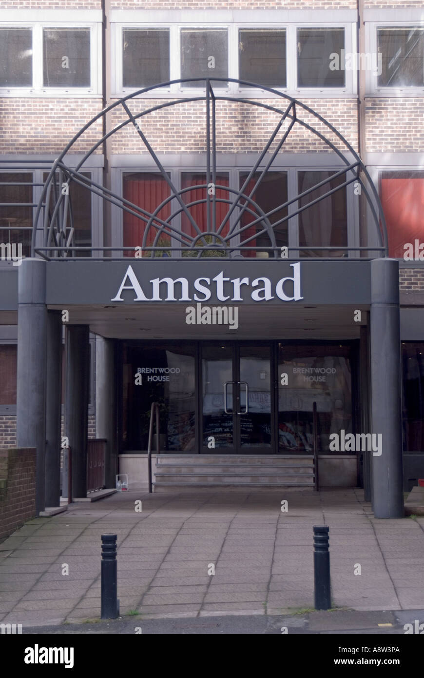 Entrance canopy and signs to the Amstrad offices as featured in the ...