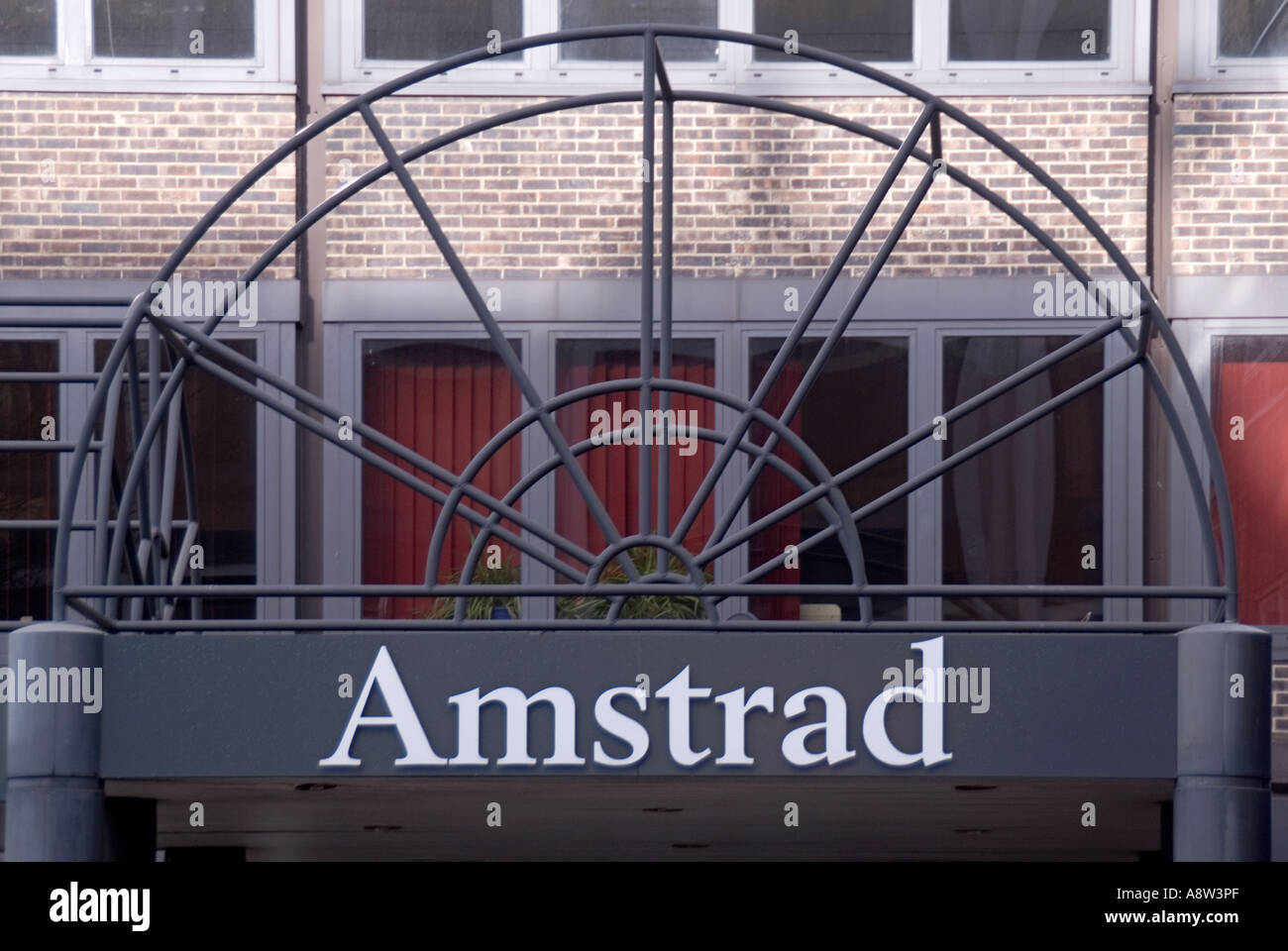 Entrance canopy and signs to the Amstrad offices as featured in the ...