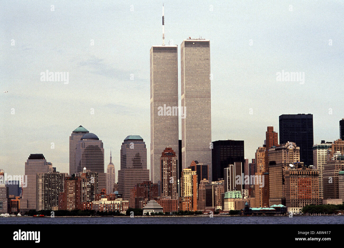 World Trade Centre Twin Towers Manhattan New York USA Stock Photo - Alamy