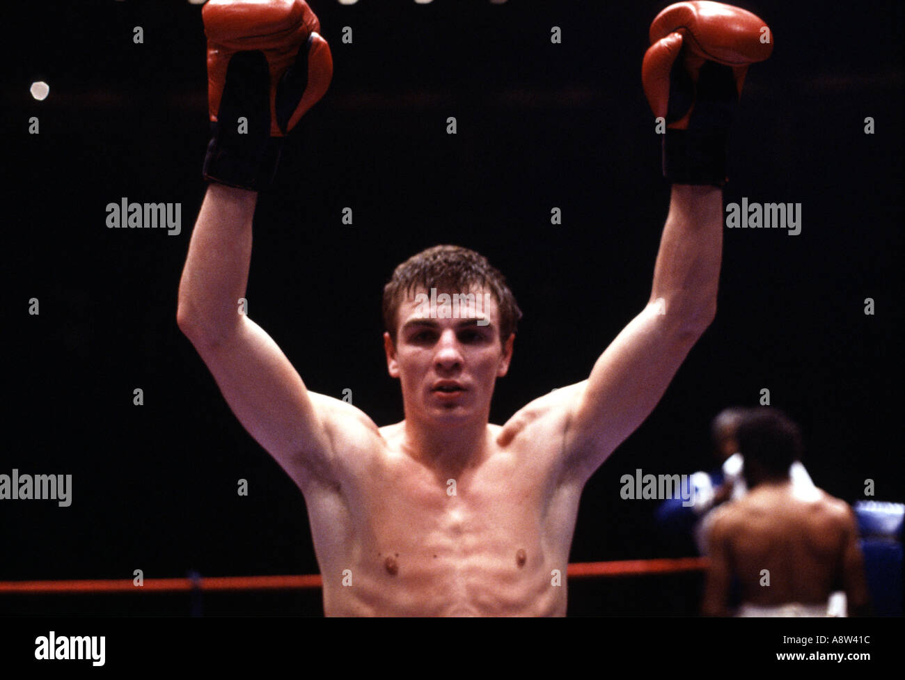 Mark Kaylor boxing London Stock Photo - Alamy