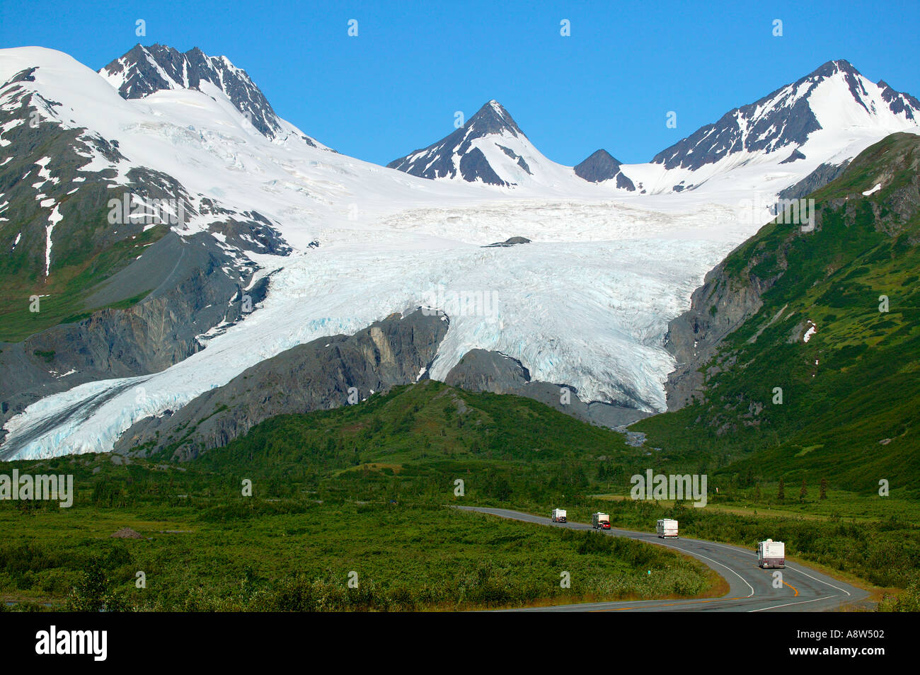 Motorhome on highway through hi-res stock photography and images - Alamy