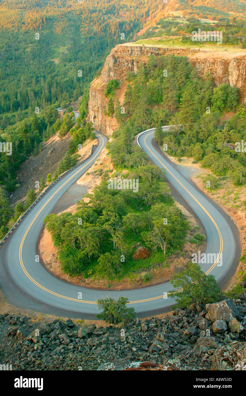 The Rowena Loops on the Historic Columbia River Highway Columbia River ...