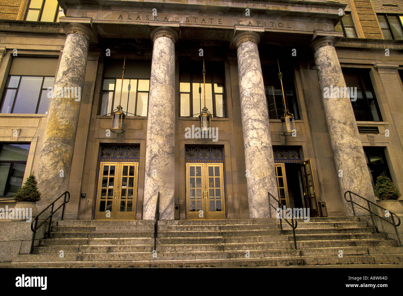 Alaska state capital building juneau hi-res stock photography and ...