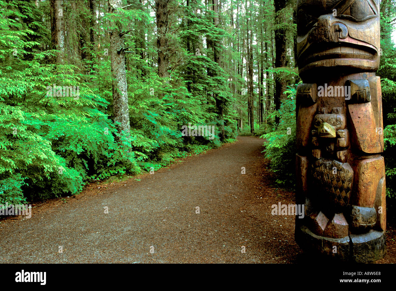 Sitka National Historical Park Southeast Alaska Stock Photo - Alamy
