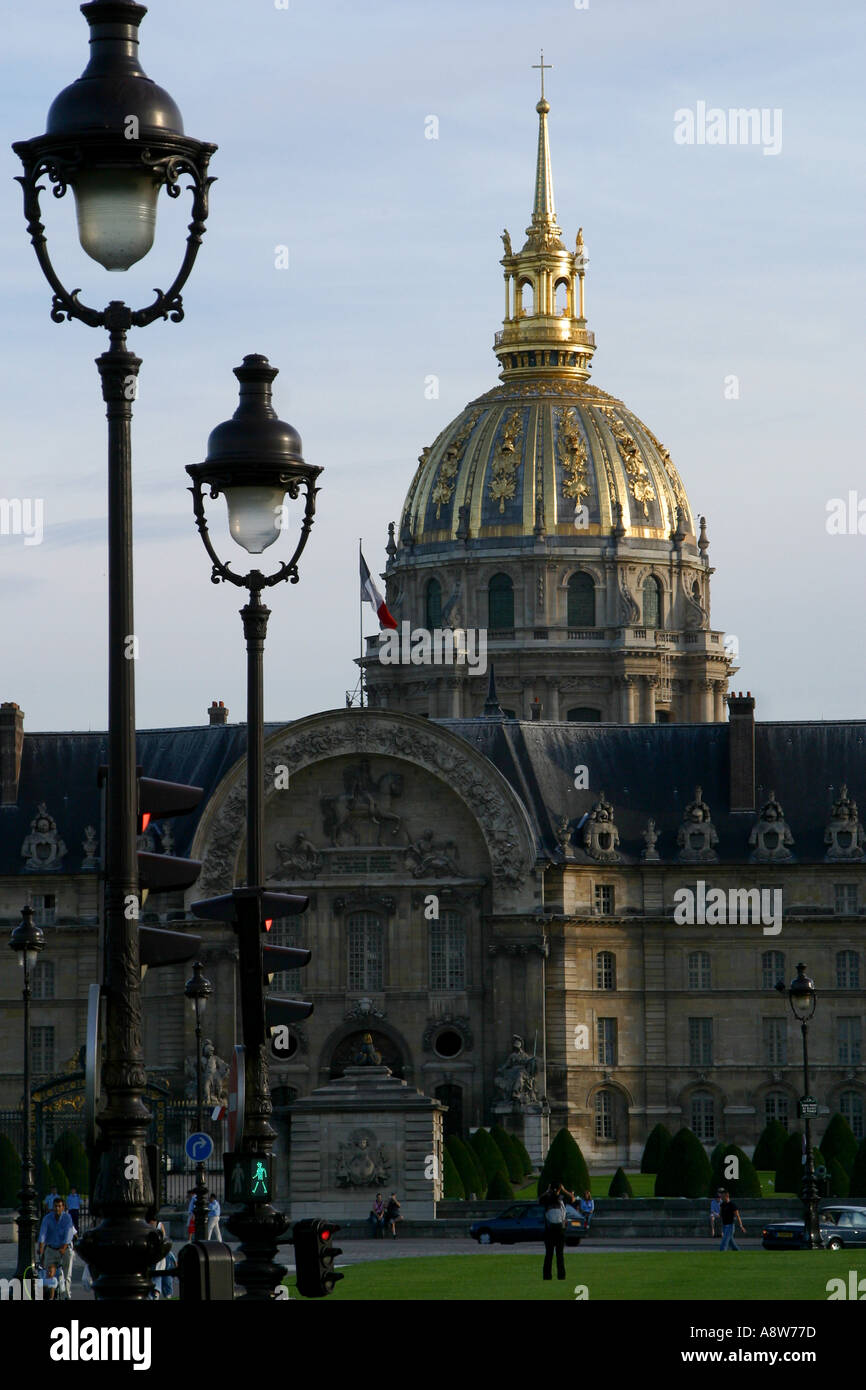 The Invalides dome in Paris Stock Photo - Alamy