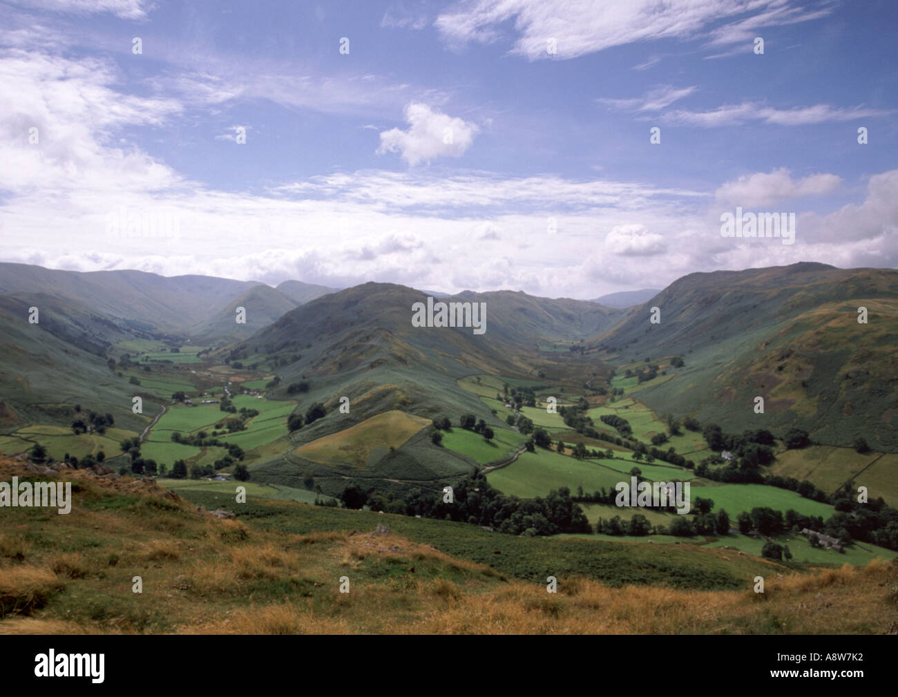 Nab head from hallin fell, cumbria, Lake district National Park, UK ...