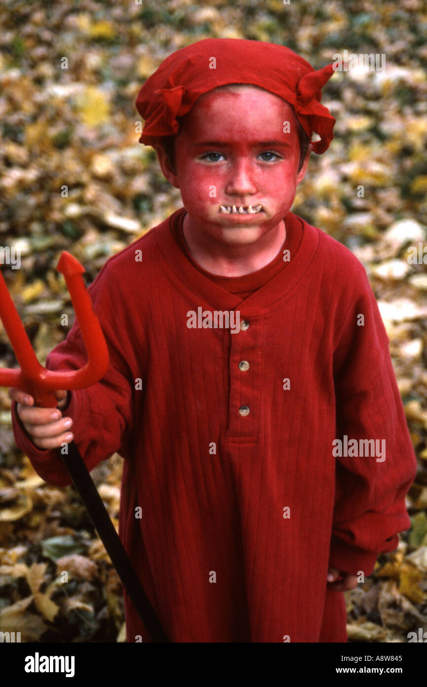Devil Child One Stock Photo - Alamy