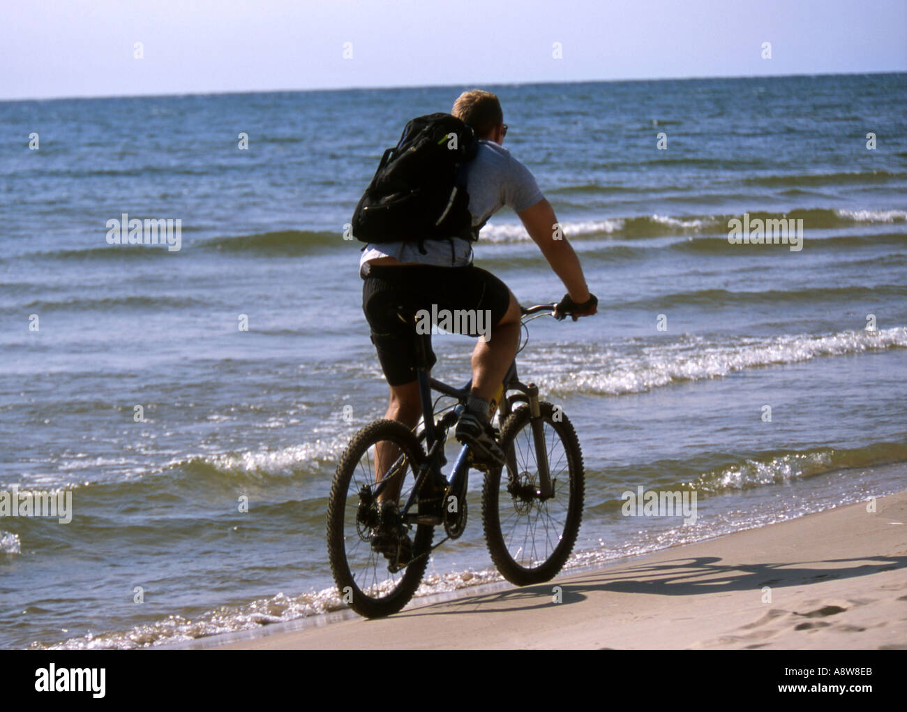 E bike rider young man hi-res stock photography and images - Alamy