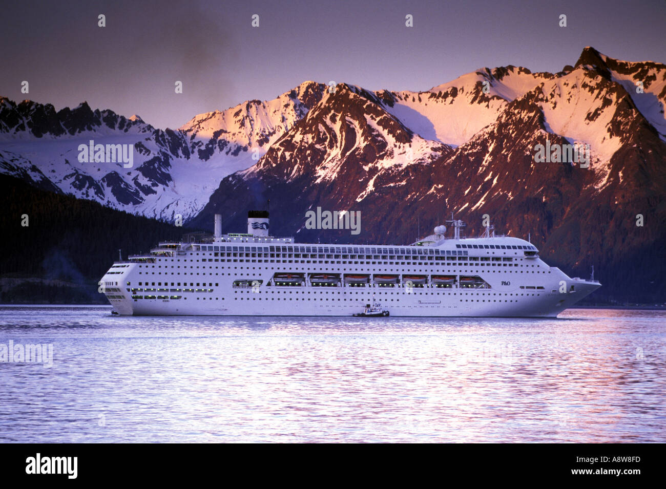 Princess Cruise Lines Cruise Ship Resurrection Bay Seward Kenai ...