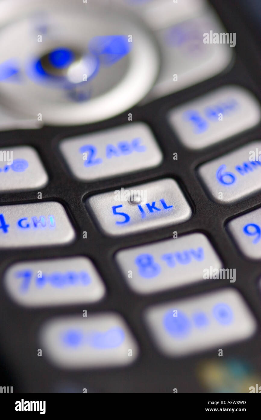 Cell phone keypad Stock Photo - Alamy